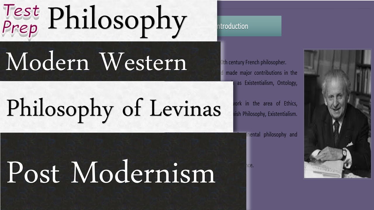 The Philosophy of Levinas: Modern Western Philosophy Post Modernism ...
