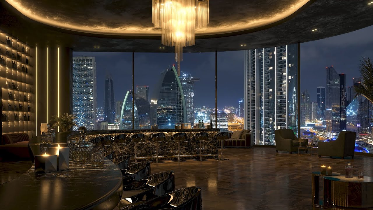 Romantic Late Night Jazz Lounge Ambience 🍷 Luxury Relaxing Jazz Bar ...