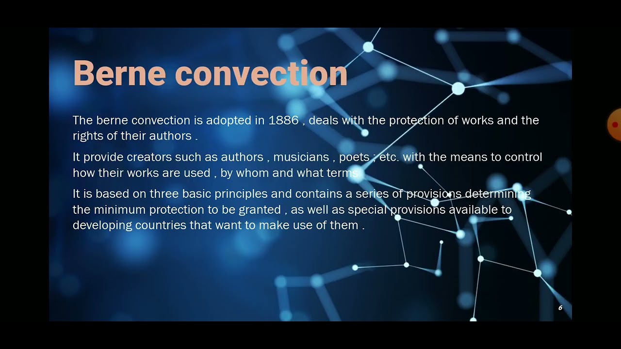 Lecture -3 Treaties for IPR protection : Madrid protocol , Berne ...