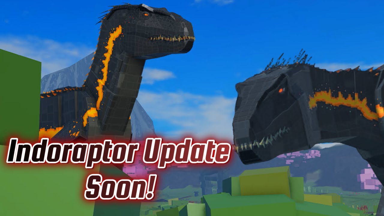 INDORAPTOR UPDATE SOON! | Jurassic Blocky Roblox - YouTube