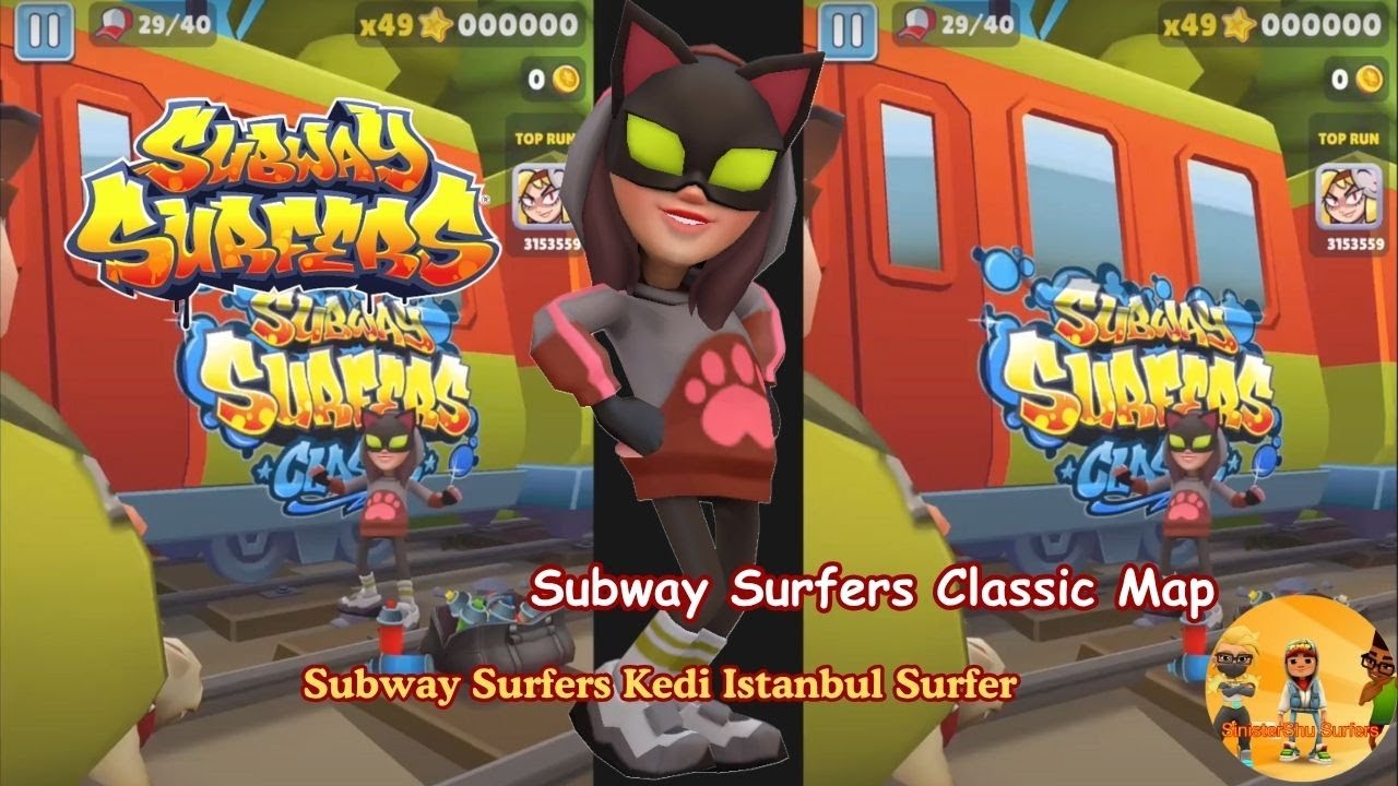 Subway Surfers Classic Map Gameplay Subway Surfers Kedi Istanbul Surfer ...