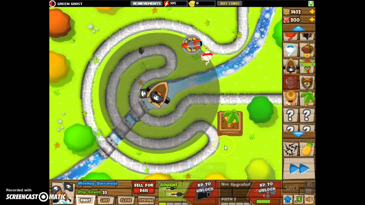 BTD 5 - Speedrun #2: Park Path - YouTube