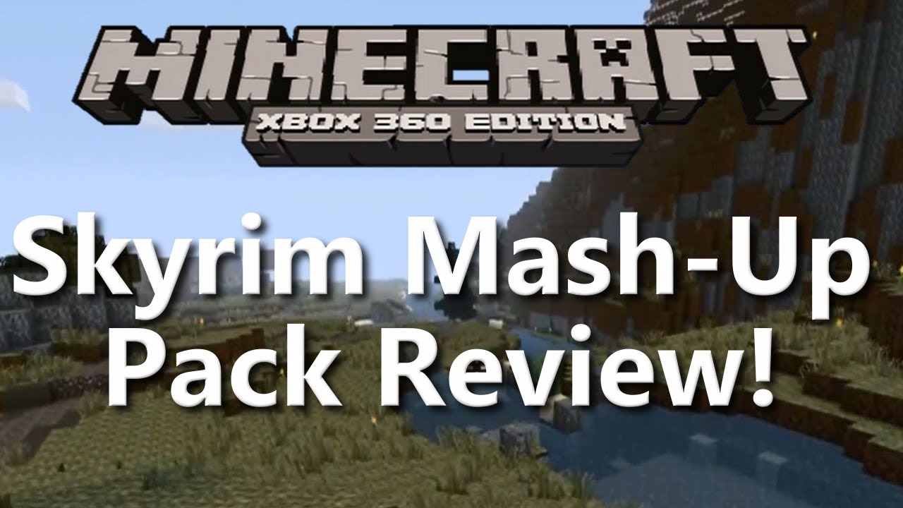 Minecraft Xbox 360 Skyrim Mash-Up Pack Review - YouTube