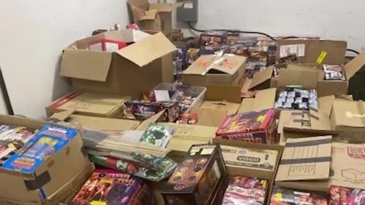 500 pounds of fireworks seized in San Diego - YouTube