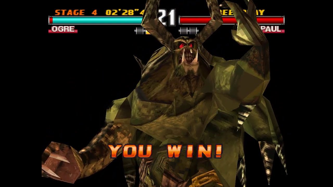 Tekken 3 True Ogre arcade mode - YouTube