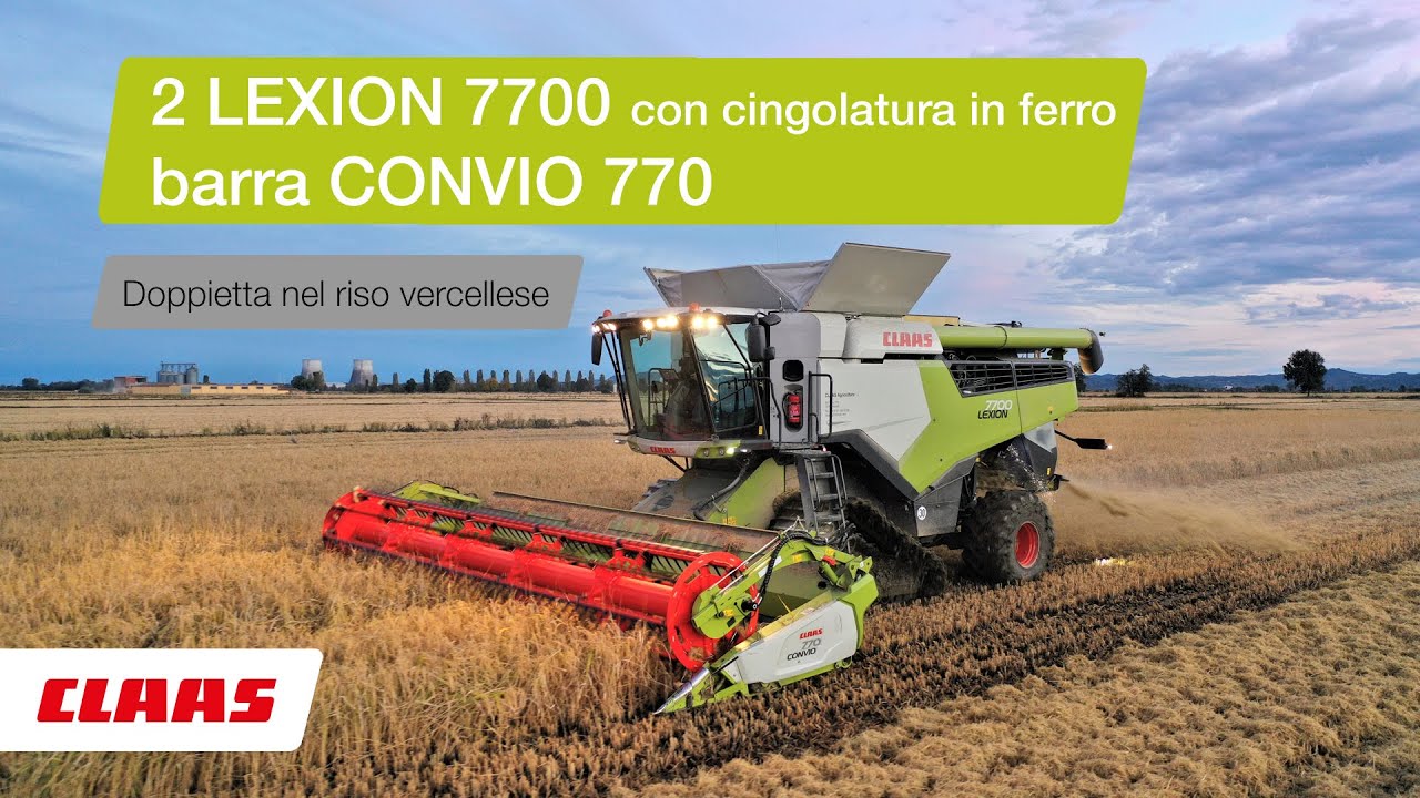 CLAAS In Campo 2020 - LEXION 7700 X 2 - YouTube