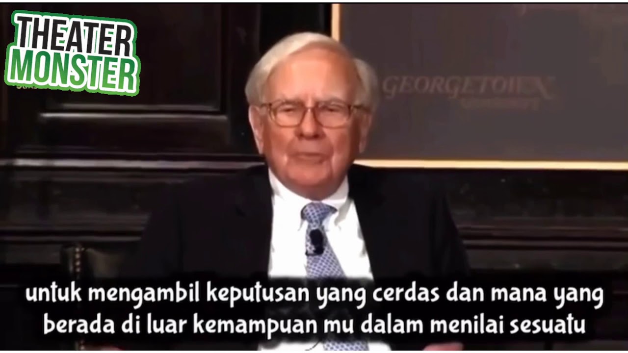 Pelajaran Terbaik Investasi Saham Hanya Dalam 5 Menit Warren Buffett