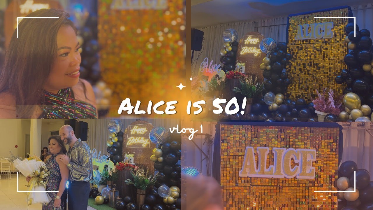 VLOG 1| Tata Alice Willimann's 50th Birthday | VIDEO GREETINGS | Jenymae Retuya - YouTube