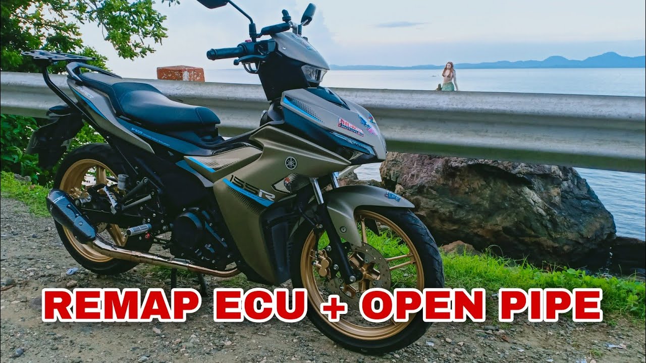 Sniper 155 Remap ECU + Open Pipe - YouTube