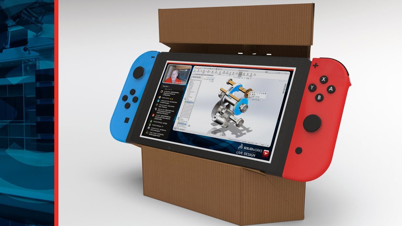 Designing A Cardboard Game Console Episode 14 SOLIDWORKS Live designing-a-cardboard-game-console-episode-14-solidworks-live
