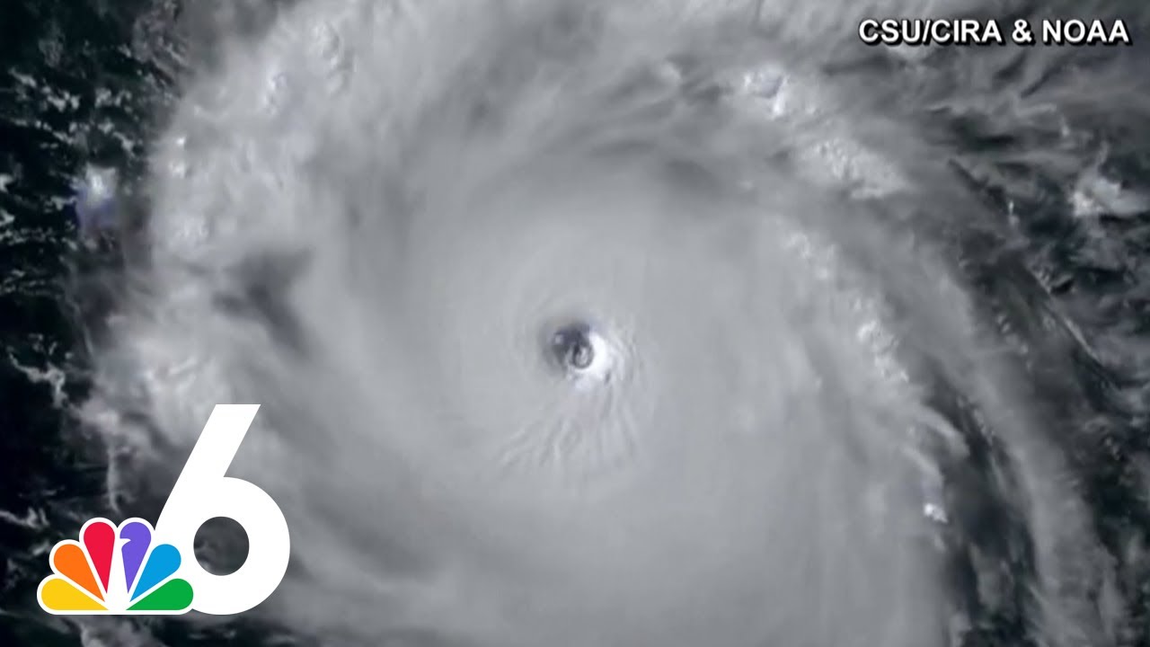 Inside Hurricane Beryl: Take a look at the eye of the storm from NOAA ...