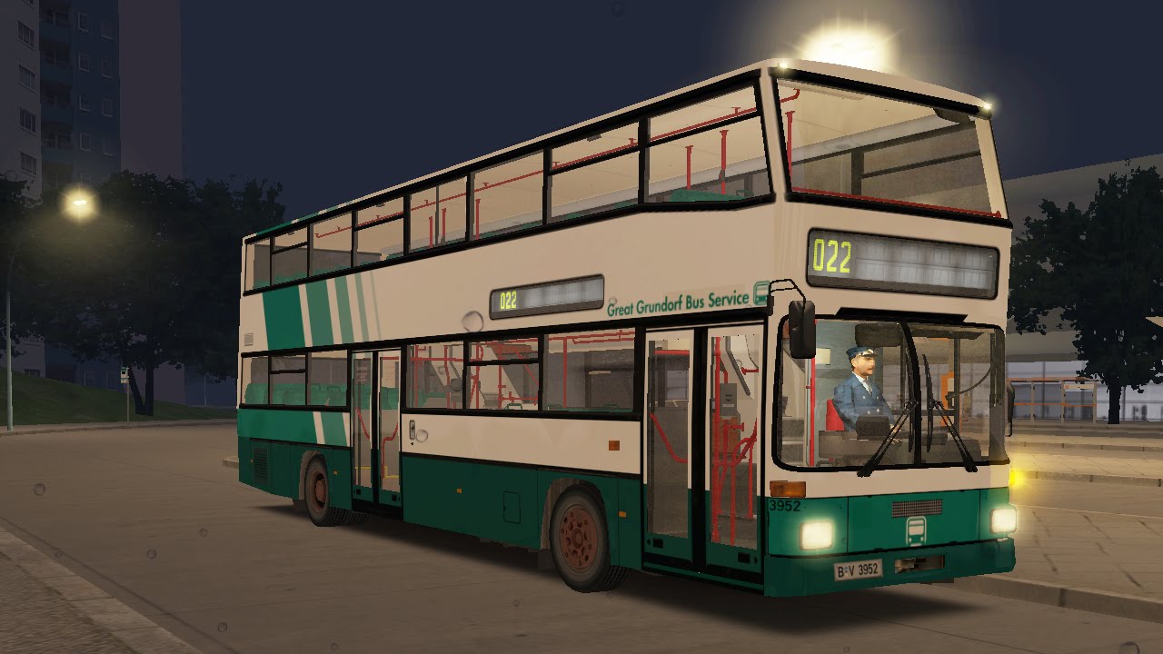 [OMSI] Bus Ride: GG2 Route N68 (Deadhead), MAN SD202 (D92, 3952 ...