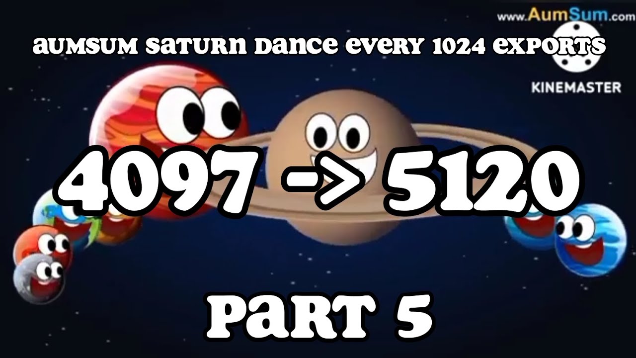 Aumsum Saturn Dance every 1024 exports (part 5, 4097-5120) - YouTube