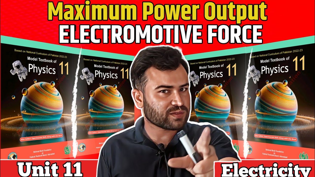 **"EMF, Maximum Power Output, and Electromotive Force | Class 11 ...