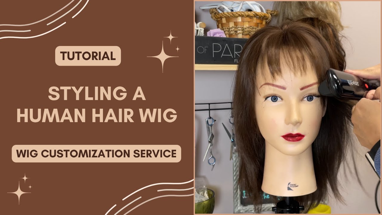 Let's Style a Human Hair Wig | Full Tutorial - YouTube