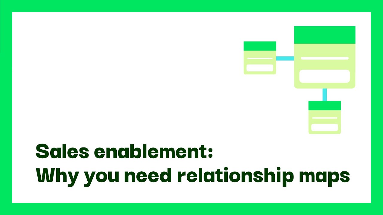 Pro Tip - Sales enablement: Why you need relationship maps - YouTube