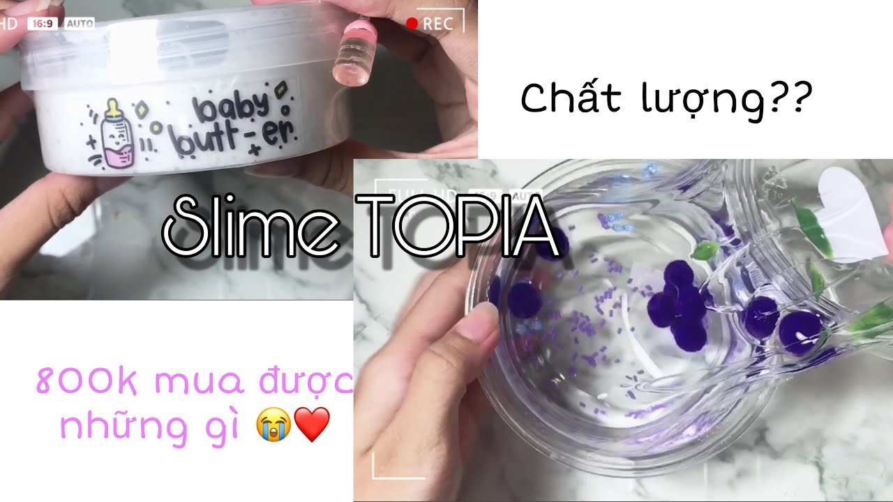 SLIME TOPIA HẢI PHÒNG 🥰 MÌNH ĐÃ MUA ĐƯỢC NHỮNG GÌ - YouTube