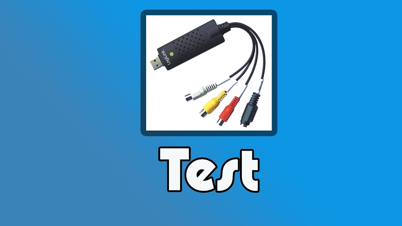 Logilink Video Grabber Test - YouTube