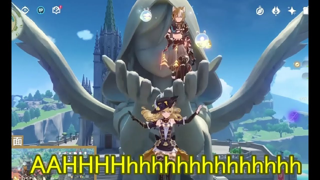 Zhongli & Aether Jp Va Being A Butler For Navia Jp Va - YouTube