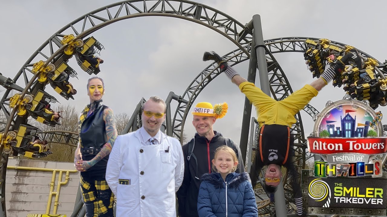 ALTON TOWERS Festival of Thrills THE SMILER TAKEOVER Vlog - YouTube