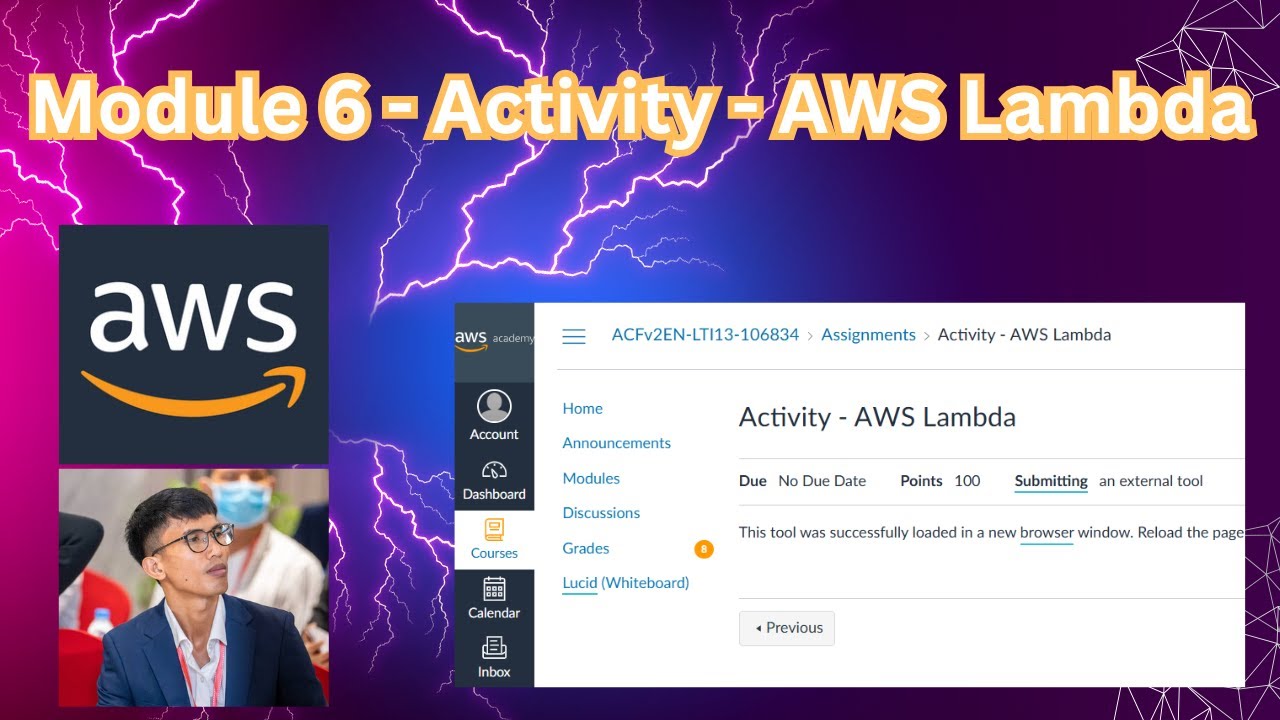 AWS Cloud Foundation | Module 6- Activity - AWS Lambda | AWS Academy ...