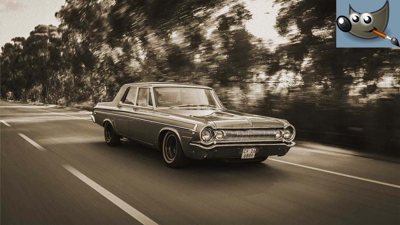 Create a Manual Sepia Effect in Gimp - YouTube