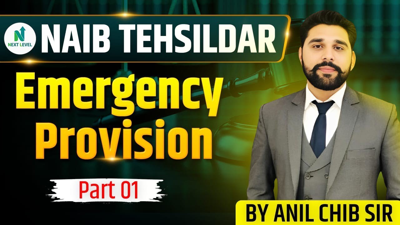 Emergency Provisions in Indian Constitution | NAIB Tehsildar Exam 2025 ...