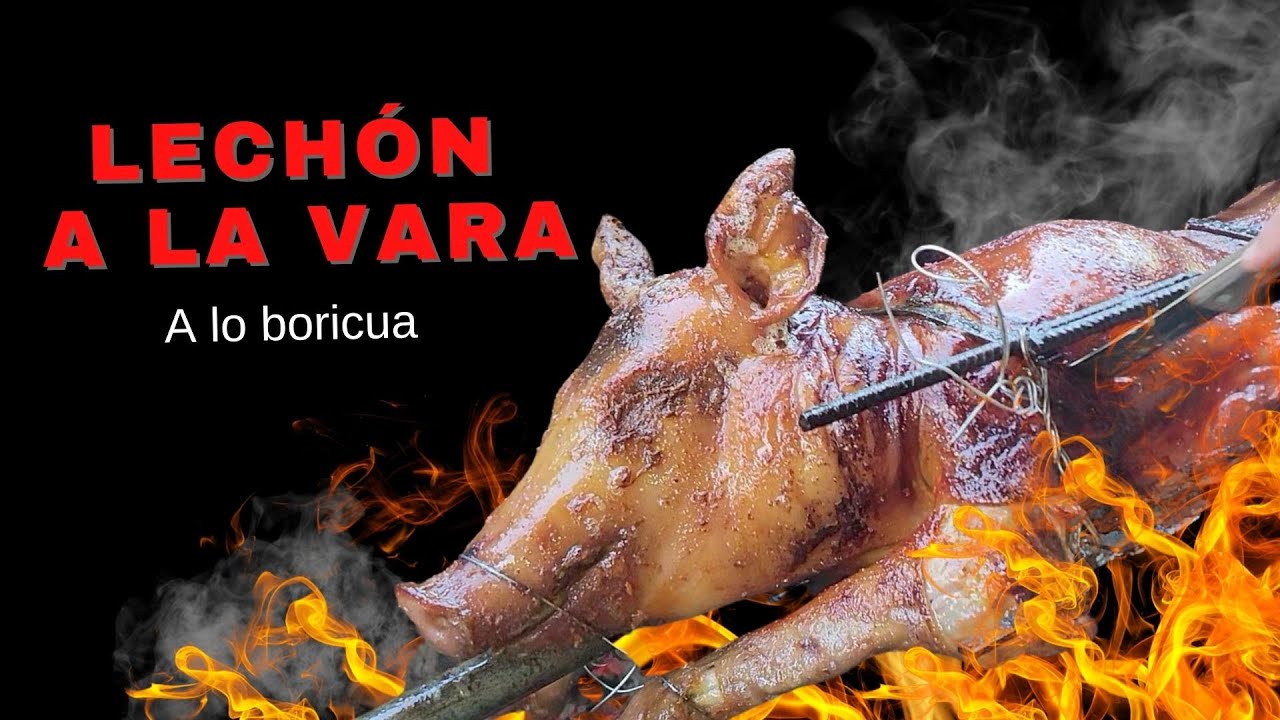 Tradicion Familiar - lechon asao - Navidades en Puerto Rico - YouTube