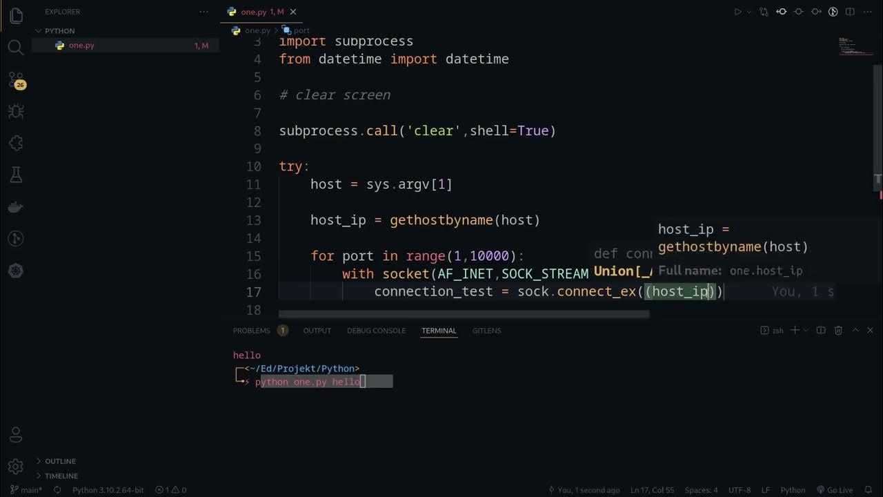 Python Port Scanner - YouTube