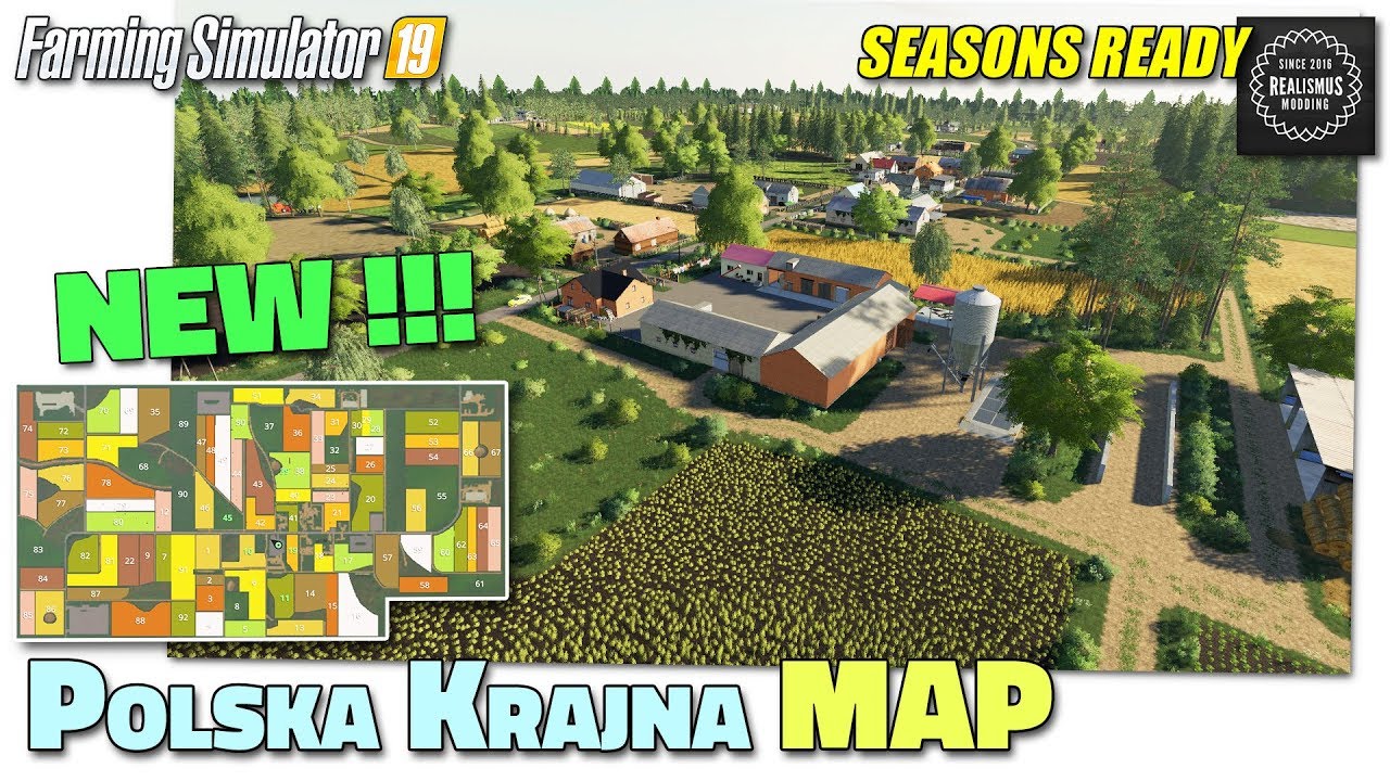 FS19 | NEW MAP "Polska Krajna" - review - YouTube