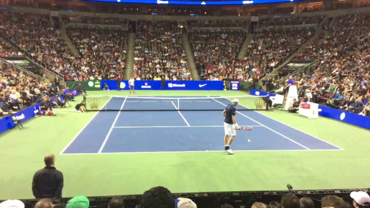Roger Federer vs John Isner match for Africa - YouTube