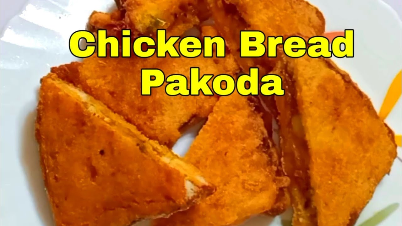 Easy chicken bread pakoda| Stuffed chicken aloo bread chop - YouTube