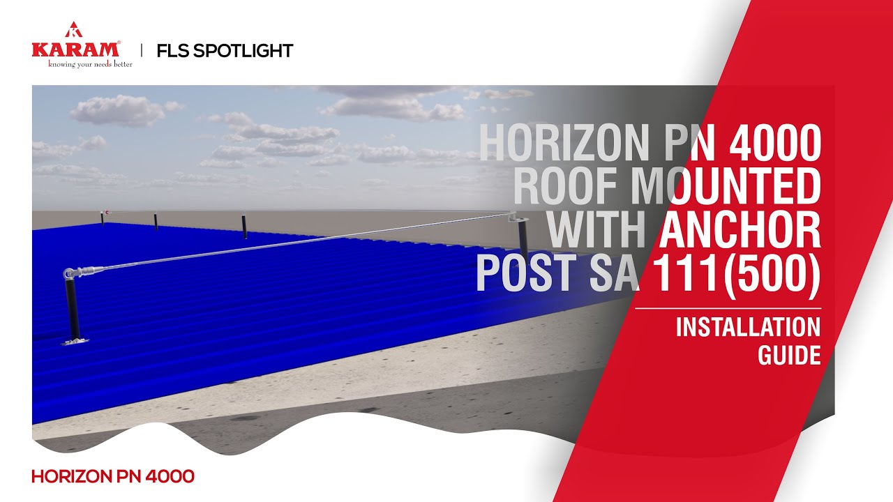 KARAM Horizon PN 4000 Roof Mounted with Anchor Post SA 111 (500 ...
