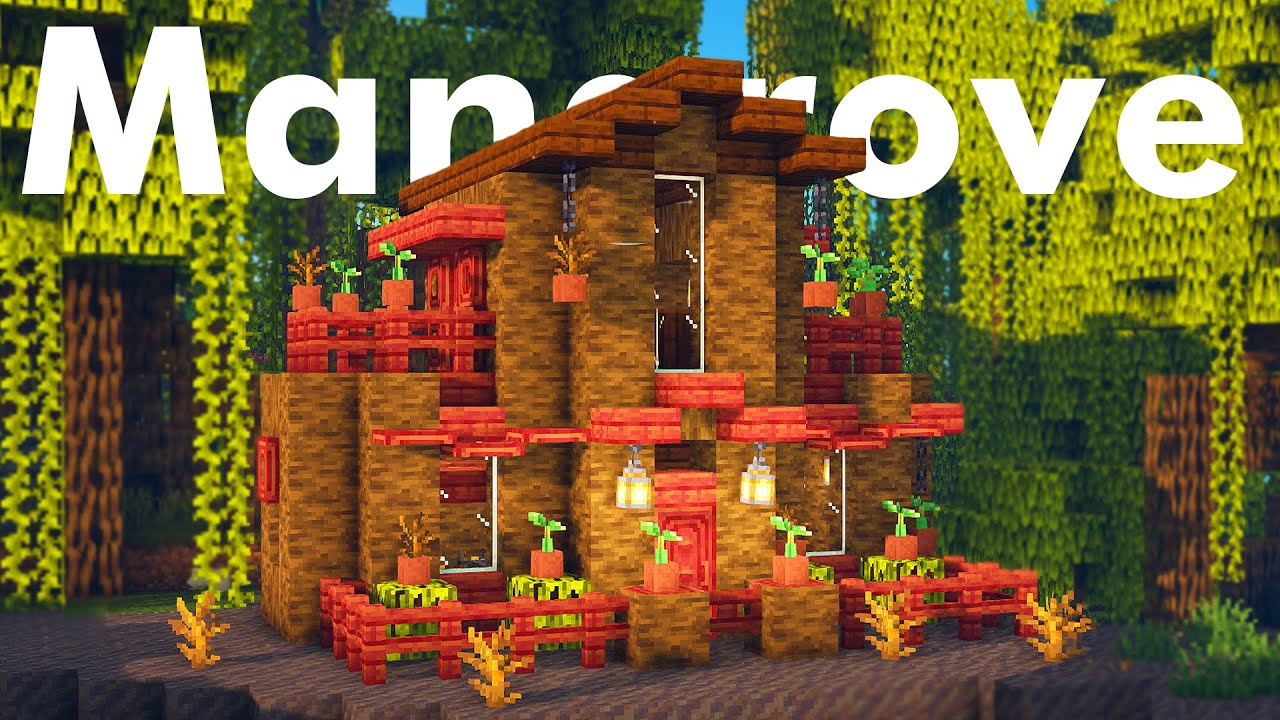 Mangrove Starter House in Minecraft Easy [Tutorial] - YouTube