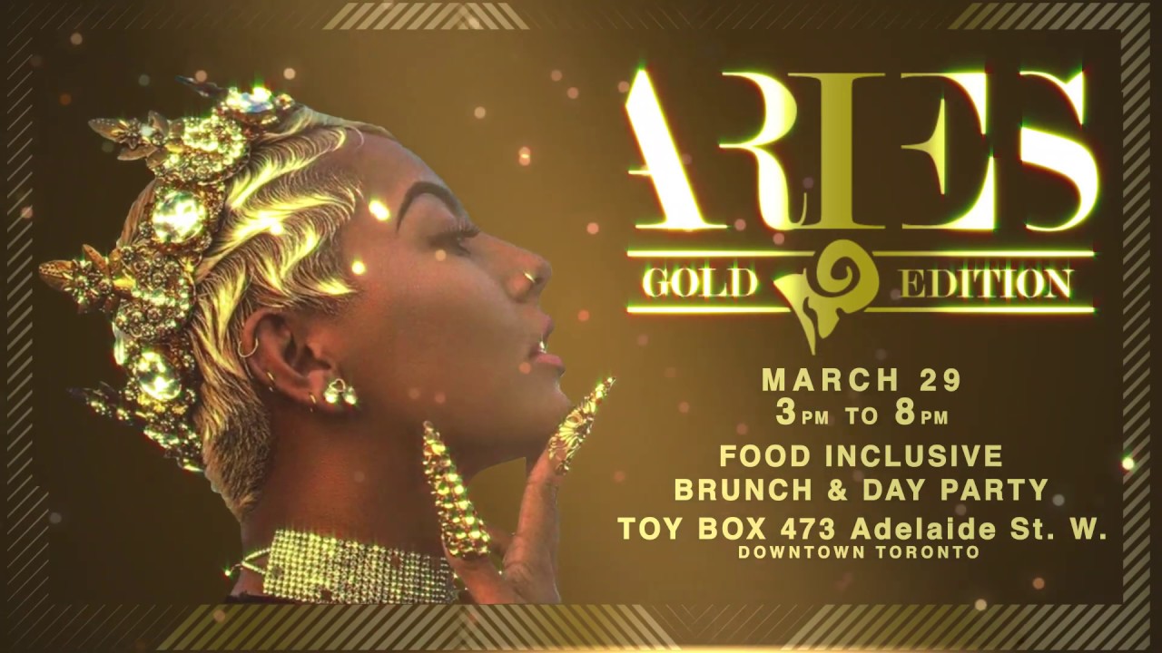 ARIES GOLD EDITION FOOD INCLUSIVE DAY PARTY BRUNCH 3pm - 8pm - TOYBOX ...