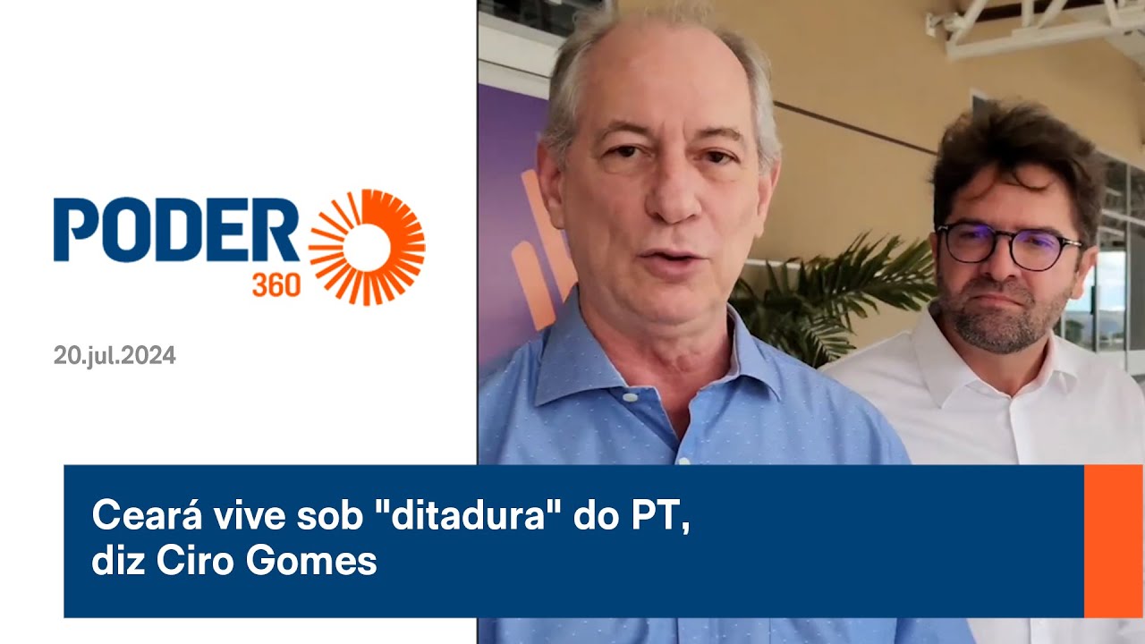 Ceará vive sob "ditadura" do PT, diz Ciro Gomes - YouTube