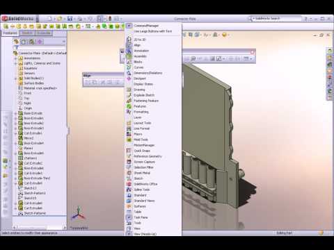 SolidWorks Time-Saving Tips: Interface Customization - YouTube