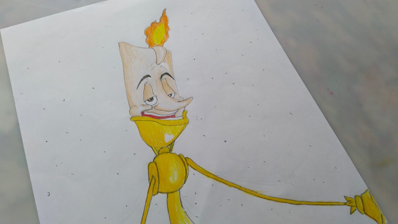 Candlestick drawing | Disney drawing ️. - YouTube