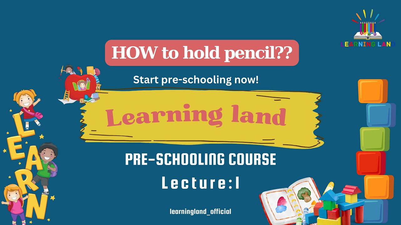 Teach kids to hold pencil step by step | pencil grip solutions | fun ...