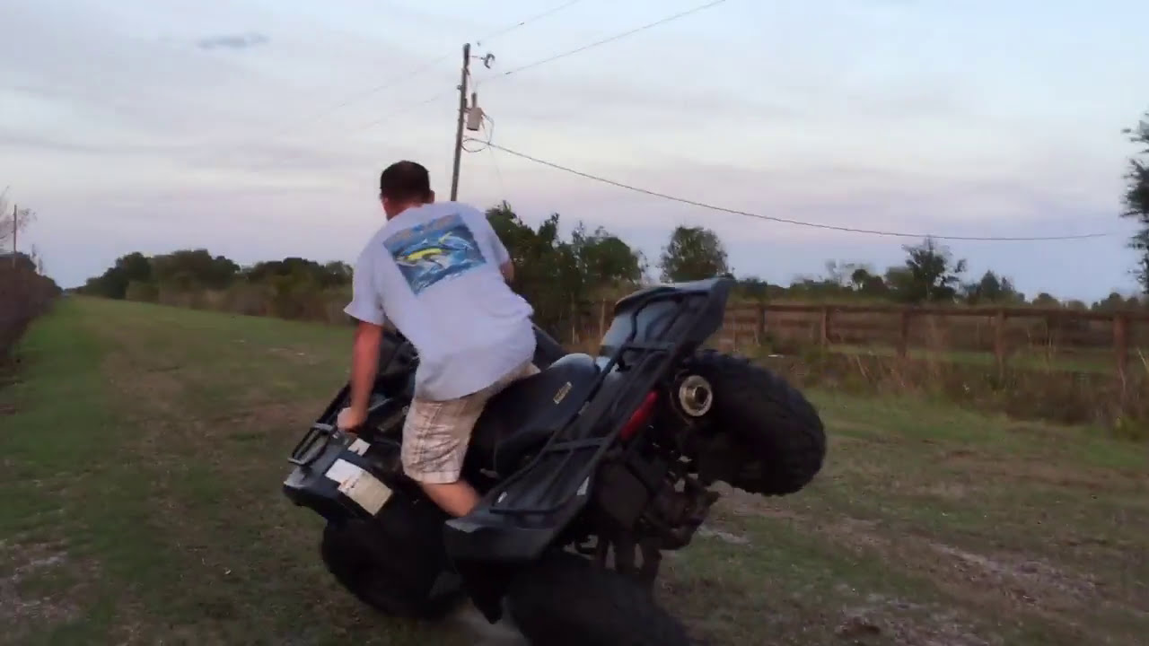 2 wheel ride on quad atv four wheeler with 2 wheels - YouTube