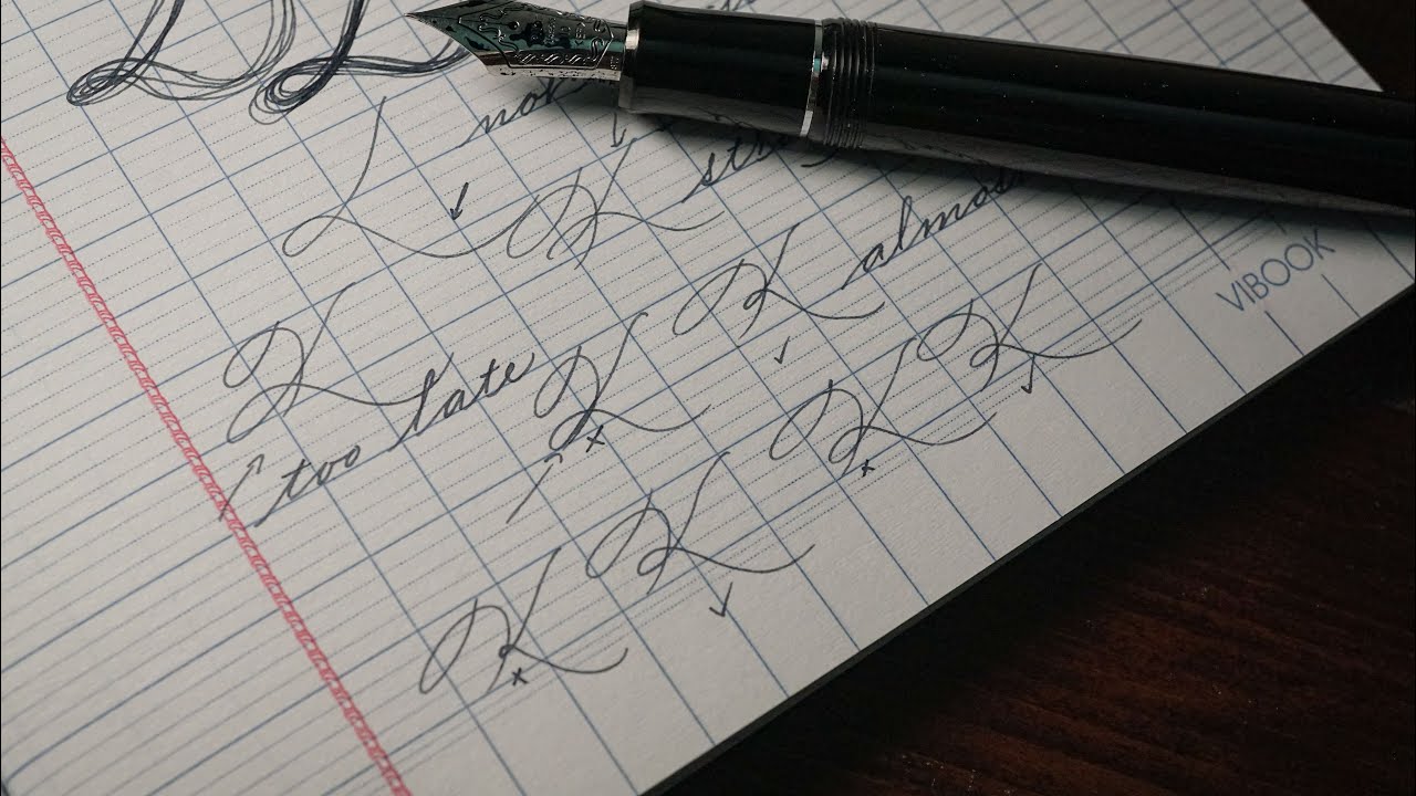 how to write a good looking K - YouTube