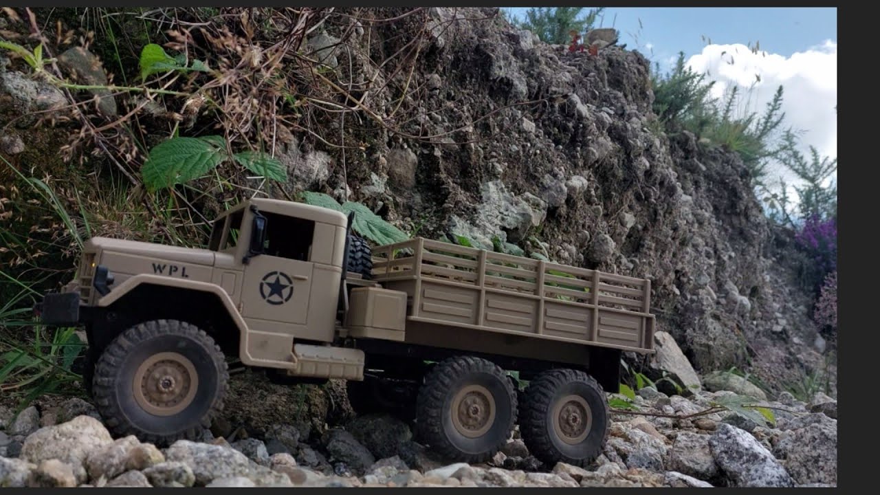 Rock Test For WPL B16/B36 RC Crawler - YouTube