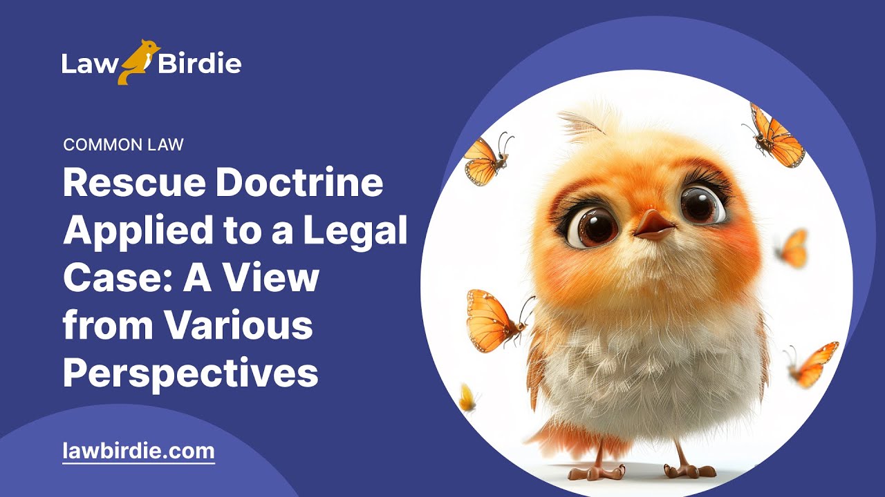 Rescue Doctrine Applied to a Legal Case: A View from Various ...