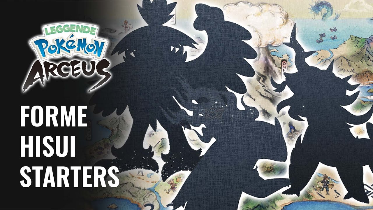 Finalmente UFFICIALI le FORME HISUI degli STARTER di Leggende Pokémon ...