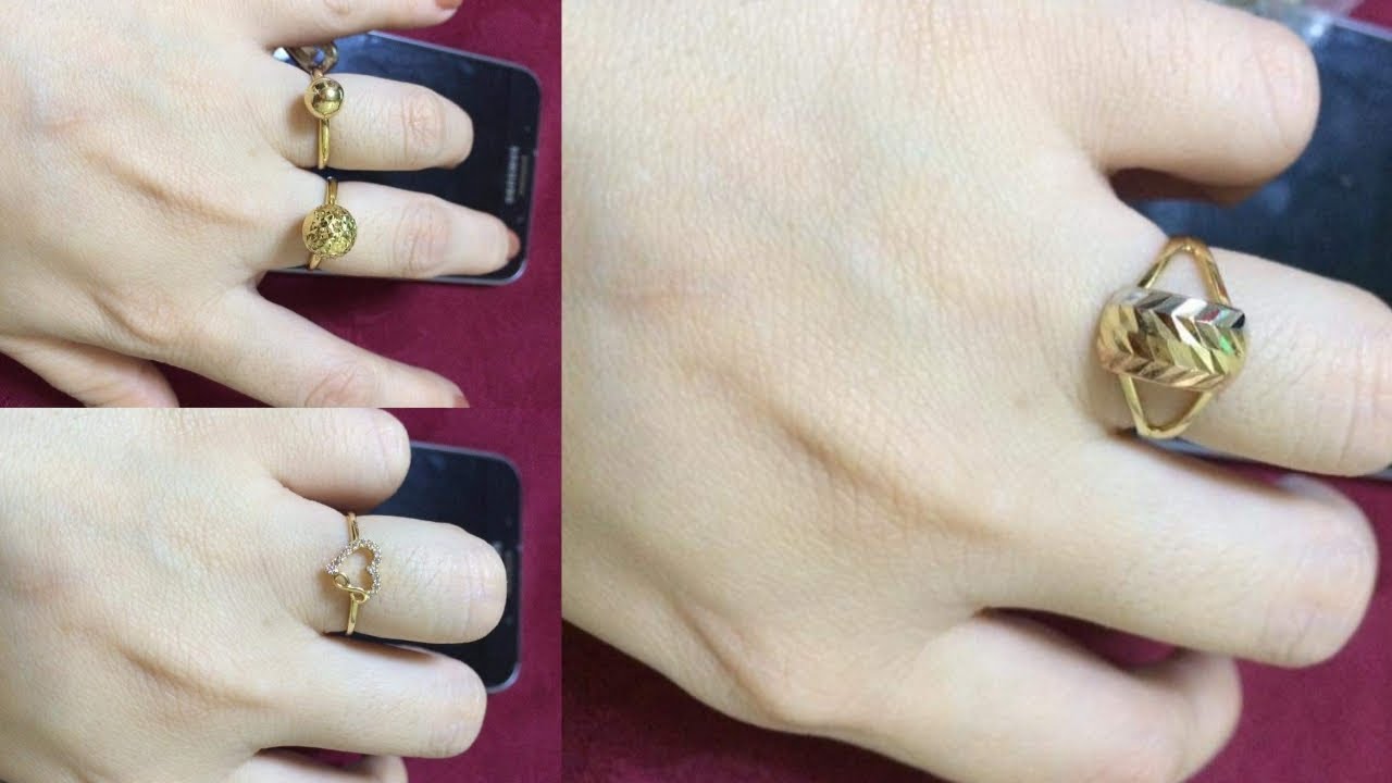 Latest Daily Use Gold Ring's designs !! अंगूठी का डिजाइन !! - YouTube