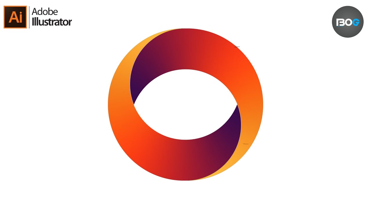 Gradient Logo Design Illustrator Tutorial /Gradient Logo Design/How to ...