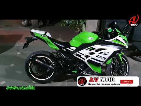 Ninja ZX3R || 300 || By AvMoD - YouTube