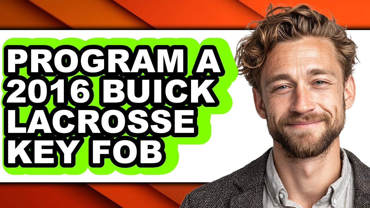 How to Program a 2016 Buick Lacrosse Key Fob (Only Way) - YouTube