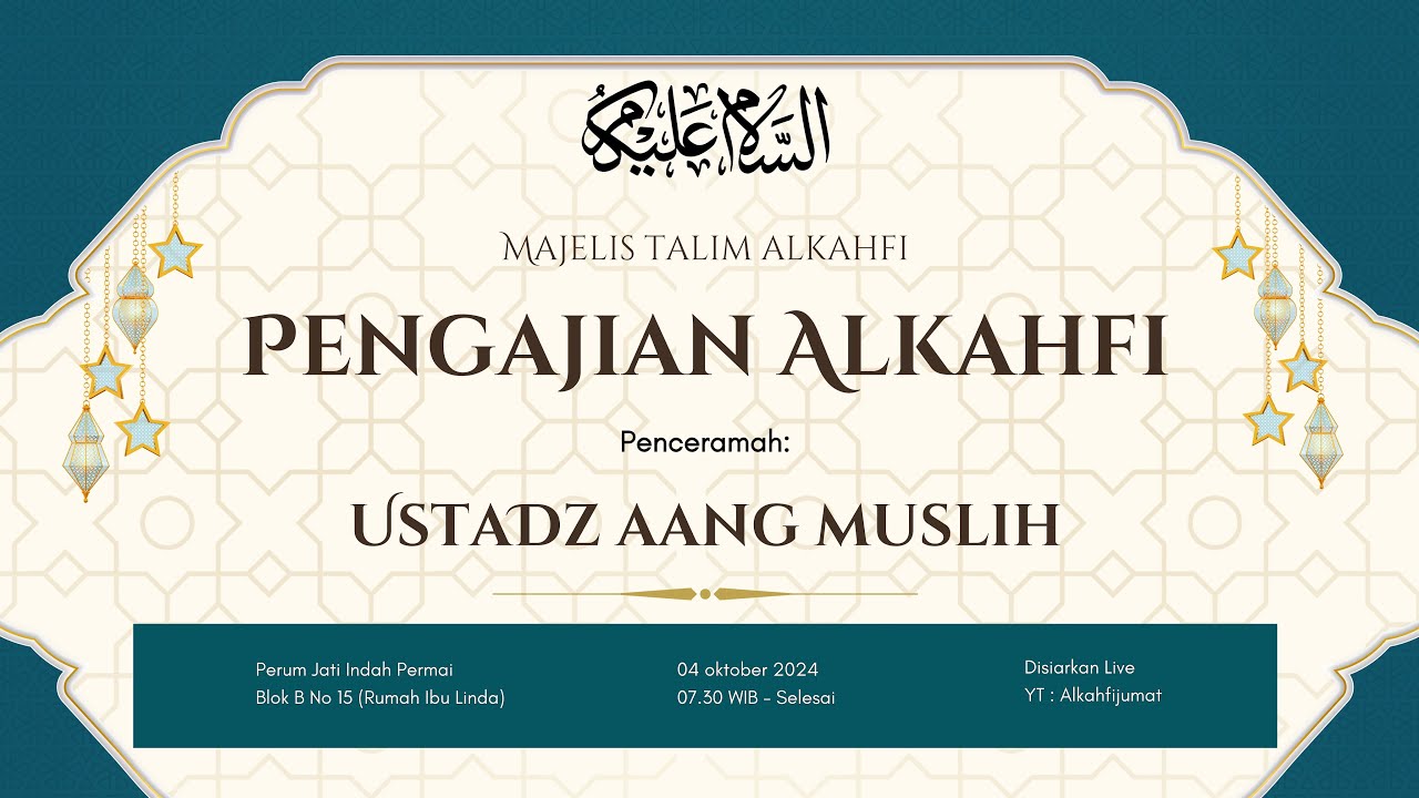 Alkahfi time bersama ustadz Aang Muslih - YouTube