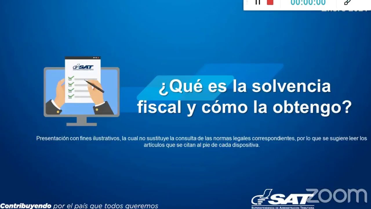 ¿Qué es la solvencia fiscal y cómo la obtengo? [SAT Guatemala] - YouTube